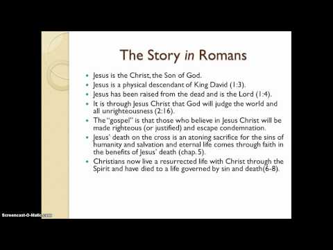 Major themes about Jesus in Romans
