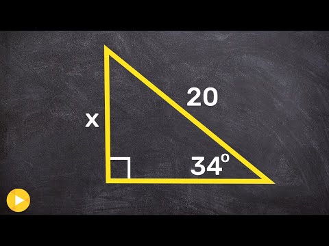 Find the missing length of a triangle using the sine function