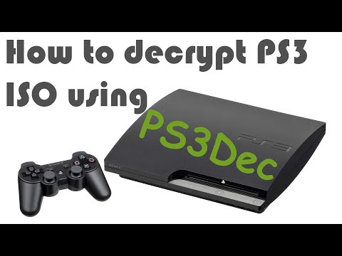 How to decrypt using PS3Dec with dkey