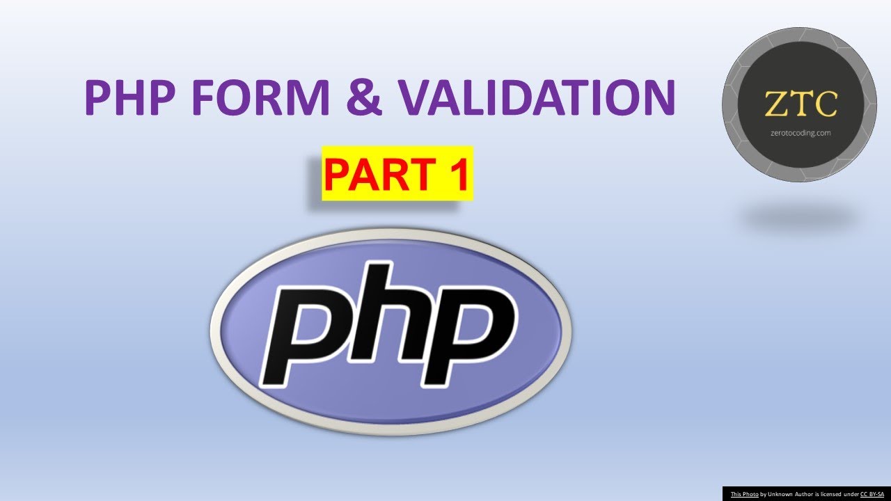 PHP FORM & VALIDATION | zerotocoding