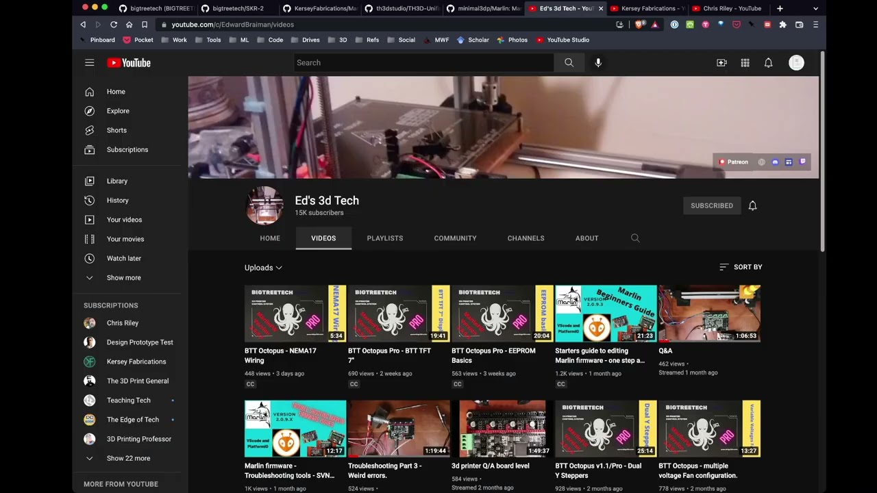 Realize the Full Power of Bigtreetech Boards by Using these Great Resources on GitHub and YouTube