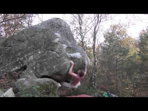 Fontainebleau - Gorge aux Châts - Le Ressort Titan sans boucle 7A