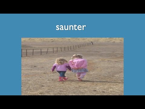saunter meaning