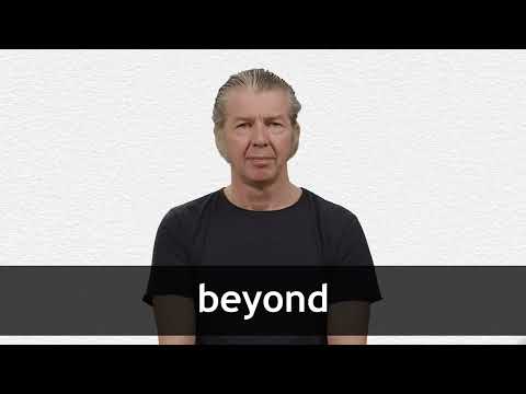 How to pronounce BEYOND in American English
