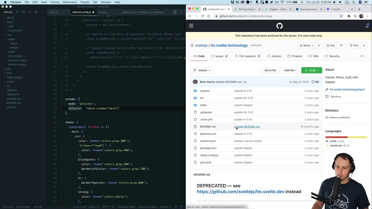 Prototyping Dark Mode for Tailwind CSS