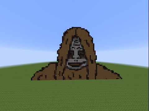 Minecraft: Pixel Art - Sassy the Sasquatch