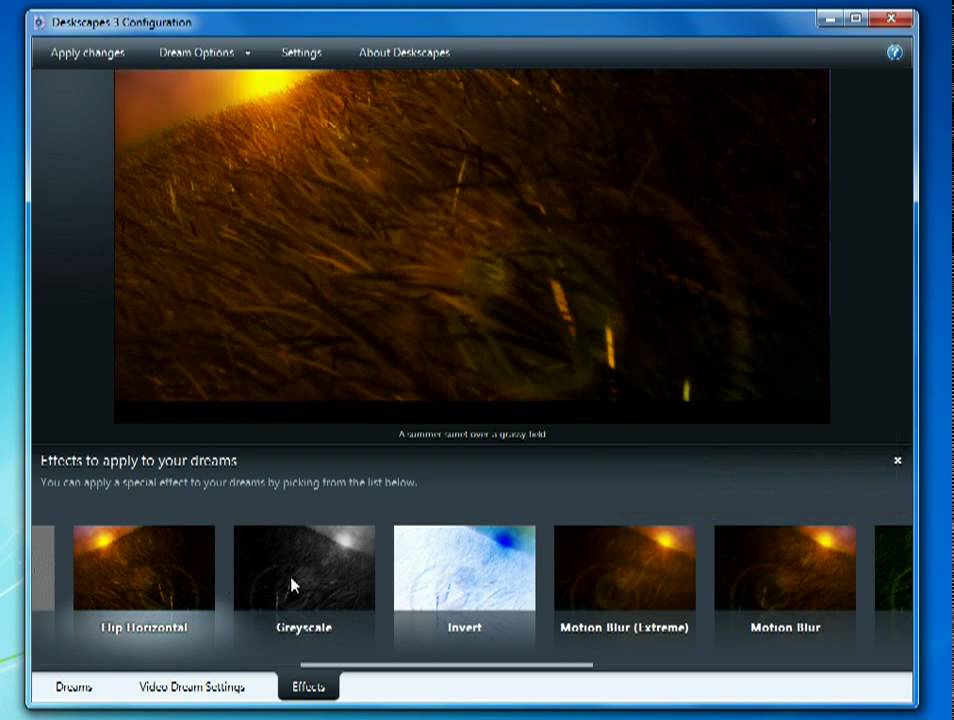 DeskScapes 3 New User Interface