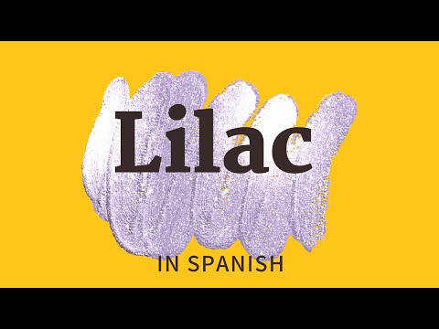 Daily Spanish WORD | How do you say (“Lilac”) in Spanish