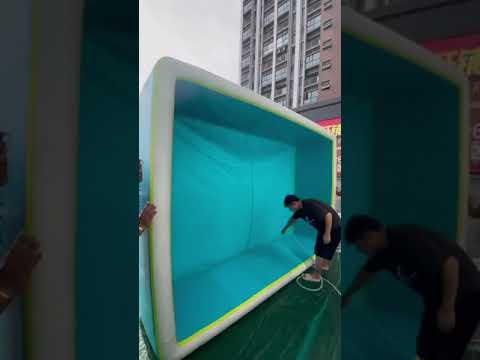 Inflatable swimming pool IPOOLGO size customization #inflatablepool #poolsuppliers #poolfactory