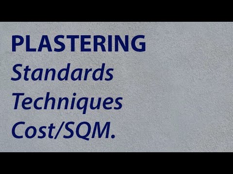 Plastering/Palitada - Standards, Techniques & Cost | Philippines