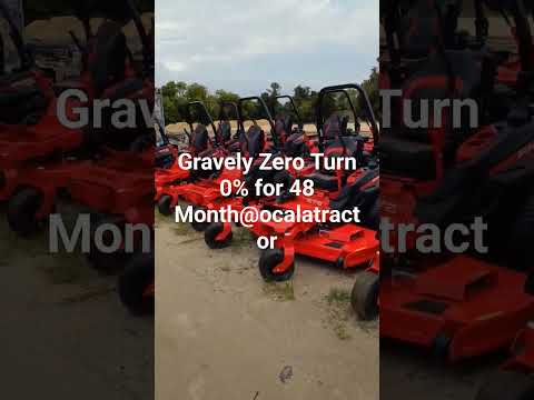 Experience Unmatched Performance with Gravely Zero Turn Mowers at Ocala Tractor.