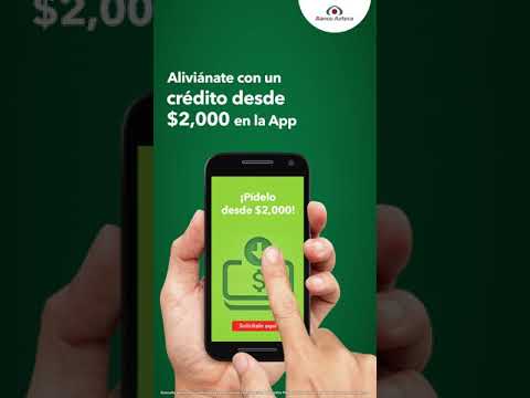 ¡Pide un crédito desde $2,000 en la App de Banco Azteca!