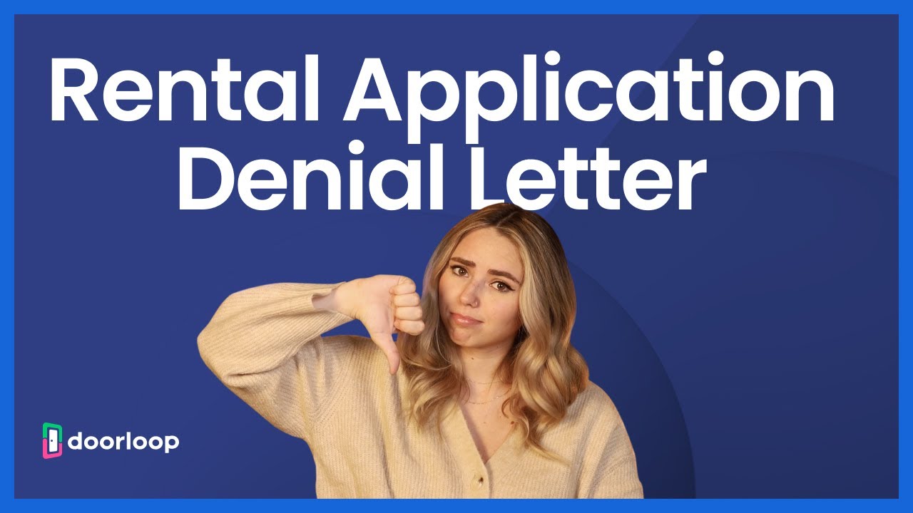 Sending a Rental Application Denial Letter + Free Template