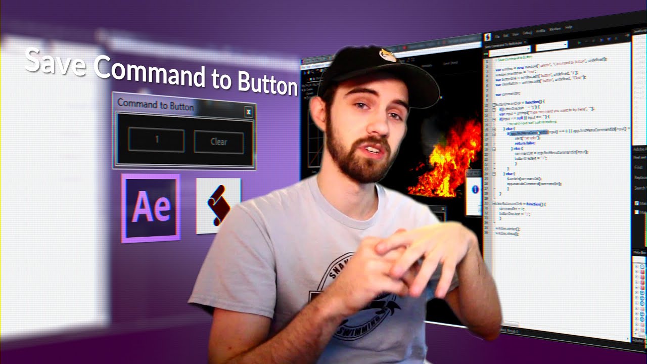 After Effects Scripting Tutorial [QuickTip]: Save Command to Button