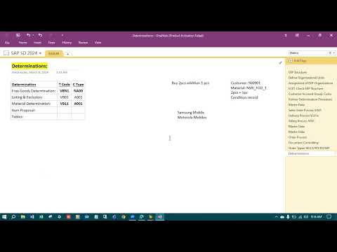 SAP SD || Free Goods, Material Determination & Listing Exclusion
