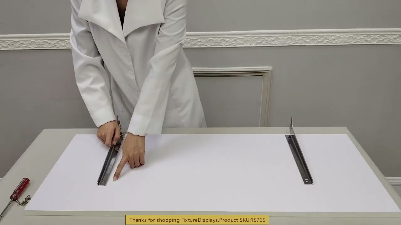 18765 metal shelf bracket closet pantry retail store organization garage fixturedisplay 3D