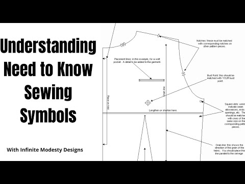 How to Read Sewing Symbols/Need to know sewing Terms