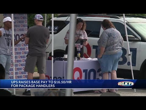 UPS hosts hiring event following wage increase for package handlers