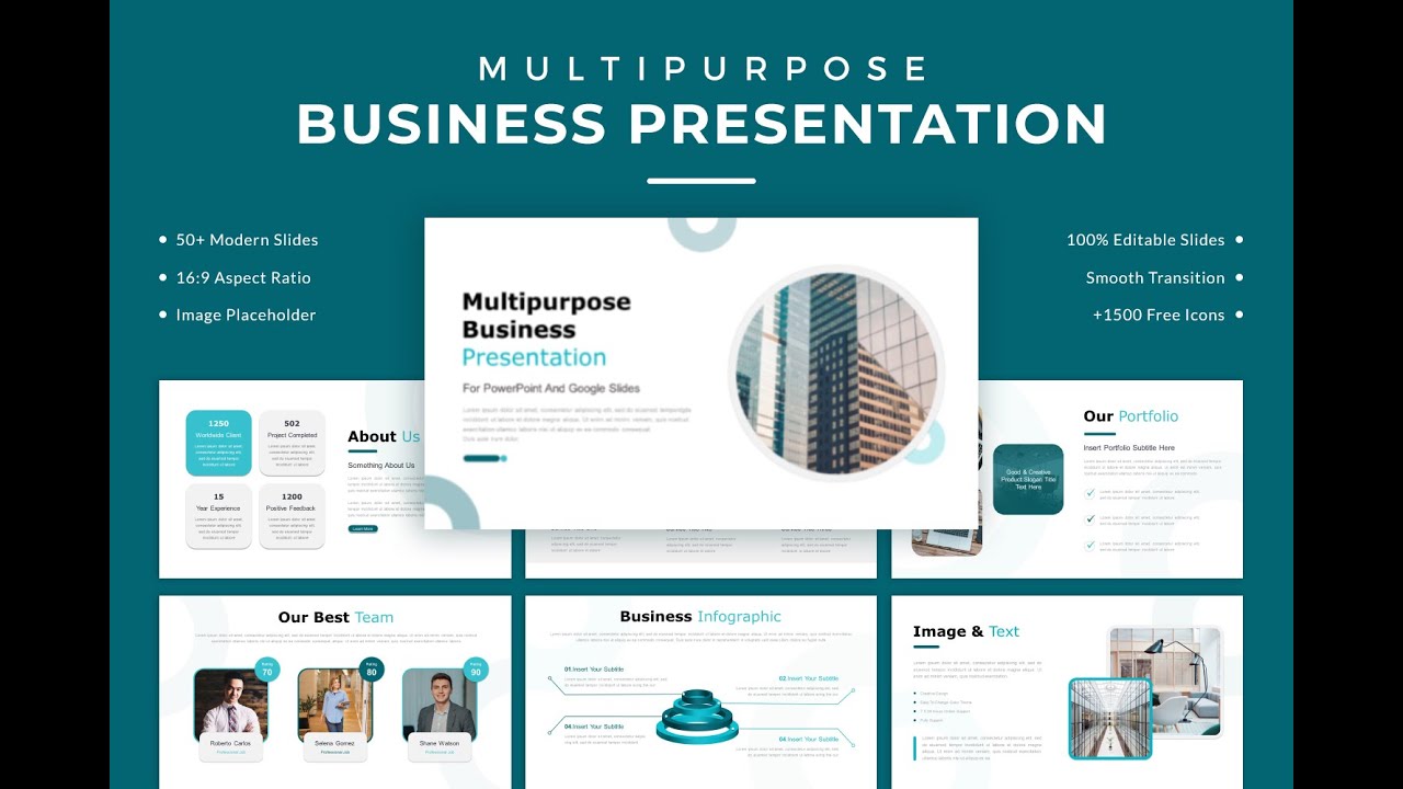 Multipurpose Business Presentation- Free Presentation Template- Free PowerPoint template