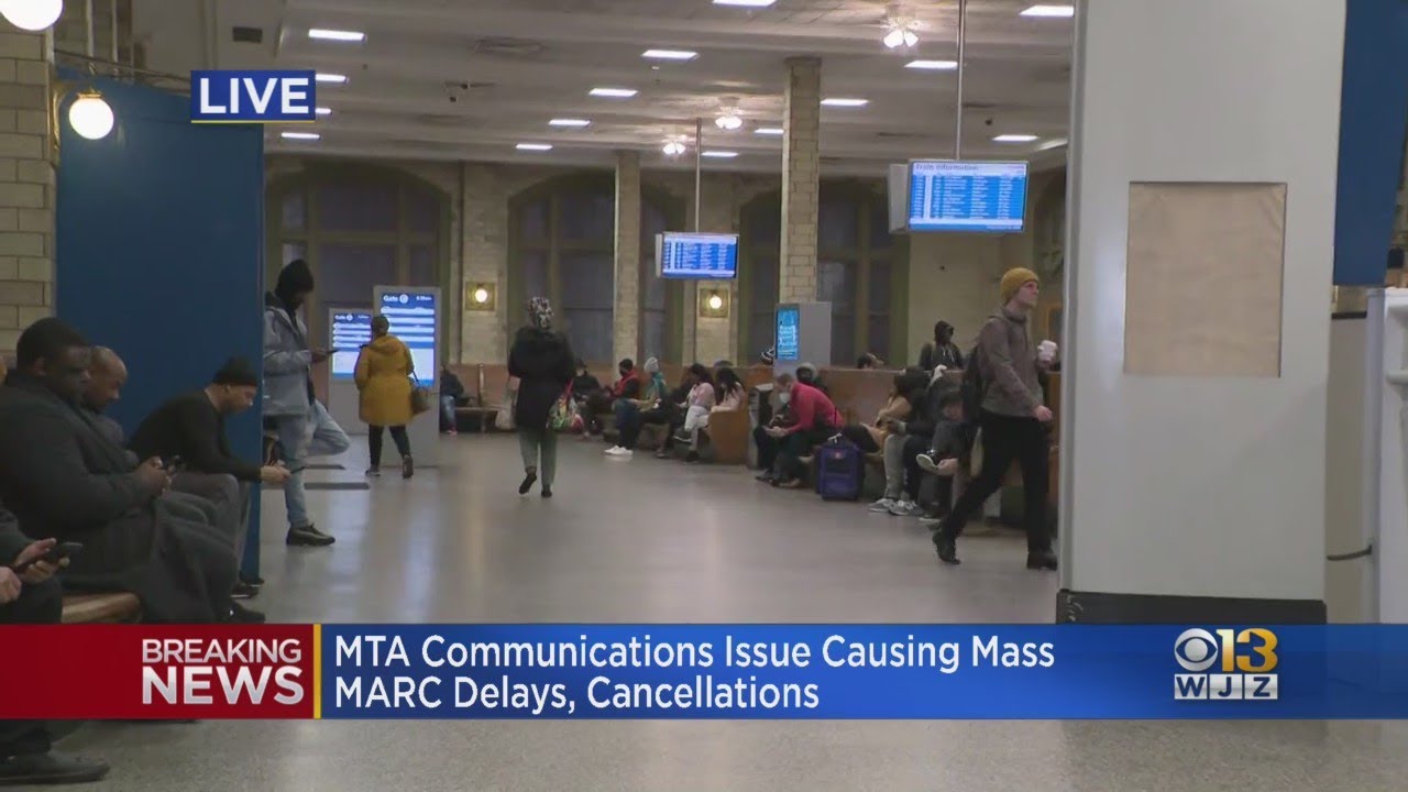 MTA communications issue causing mass MARC delays, cancellations
