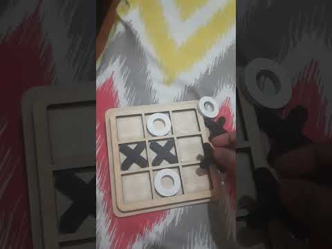 #how to play TIC-TAC-TOE GAME FOR KIDS#indoor games #childhood game#X0 game