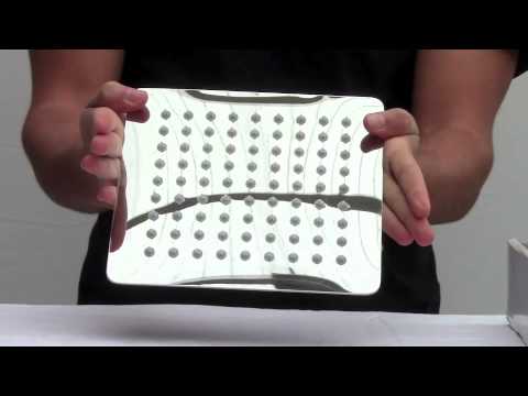 ALFI brand RAIN8S-PSS Thin Square Rainfall Shower Head In Solid Stainless Steel