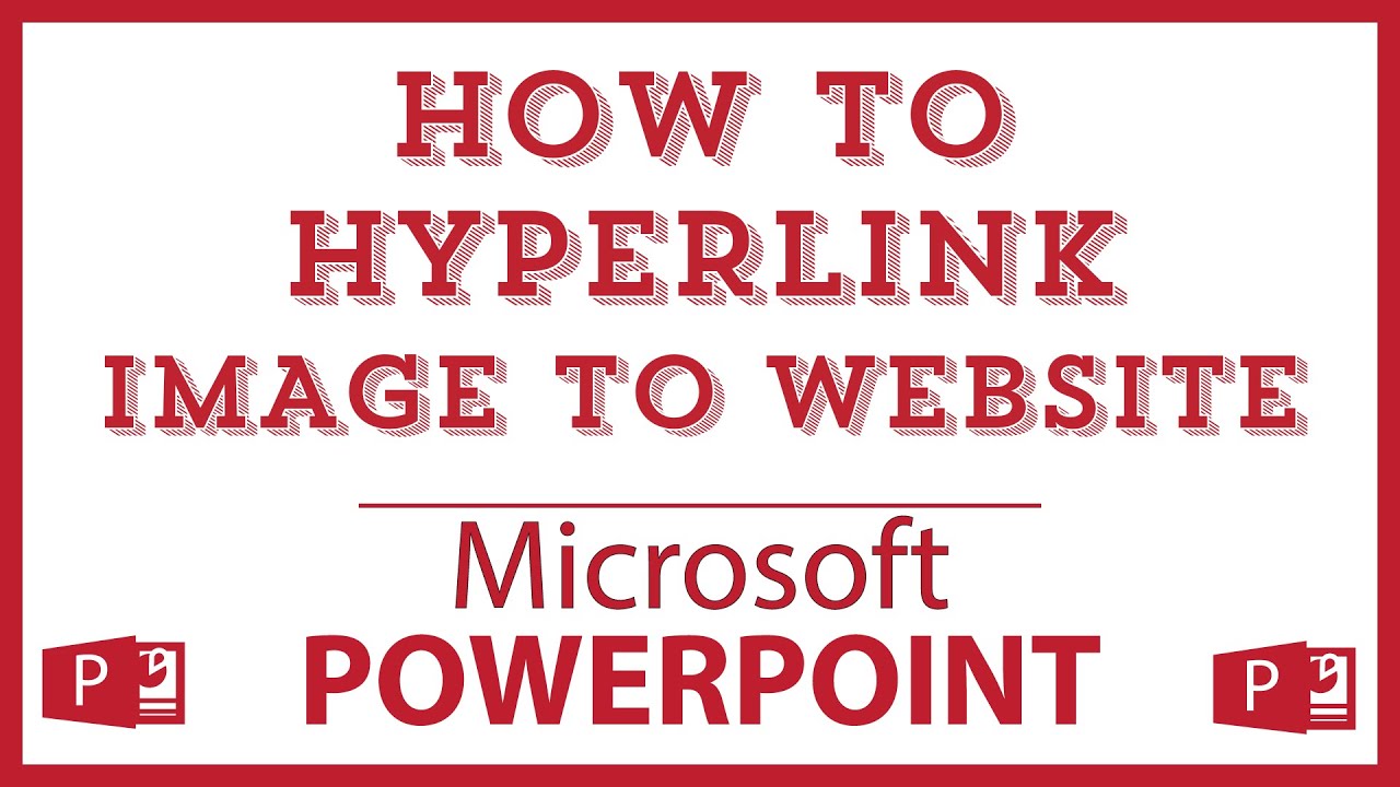How To Hyperlink An Image To A Webpage In Microsoft PowerPoint | 365 Tutorial