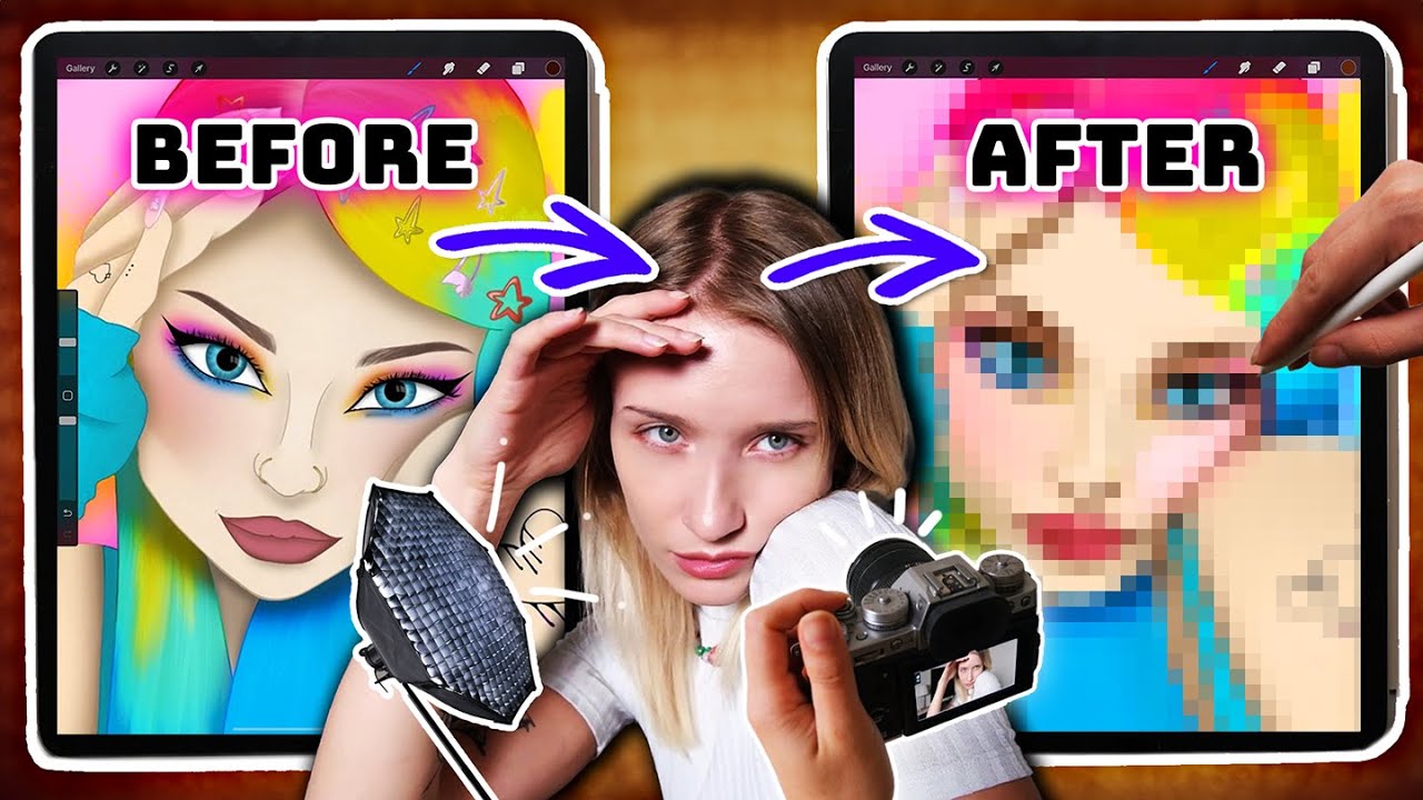 Taking professional pictures to FIX YOUR ART