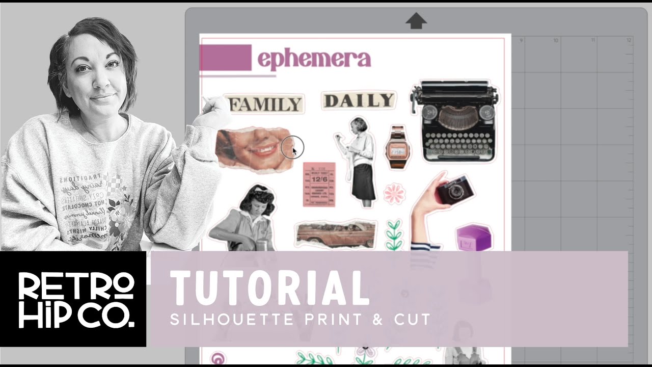 Become BFFs with your digital cutting machine / a silhouette tutorial