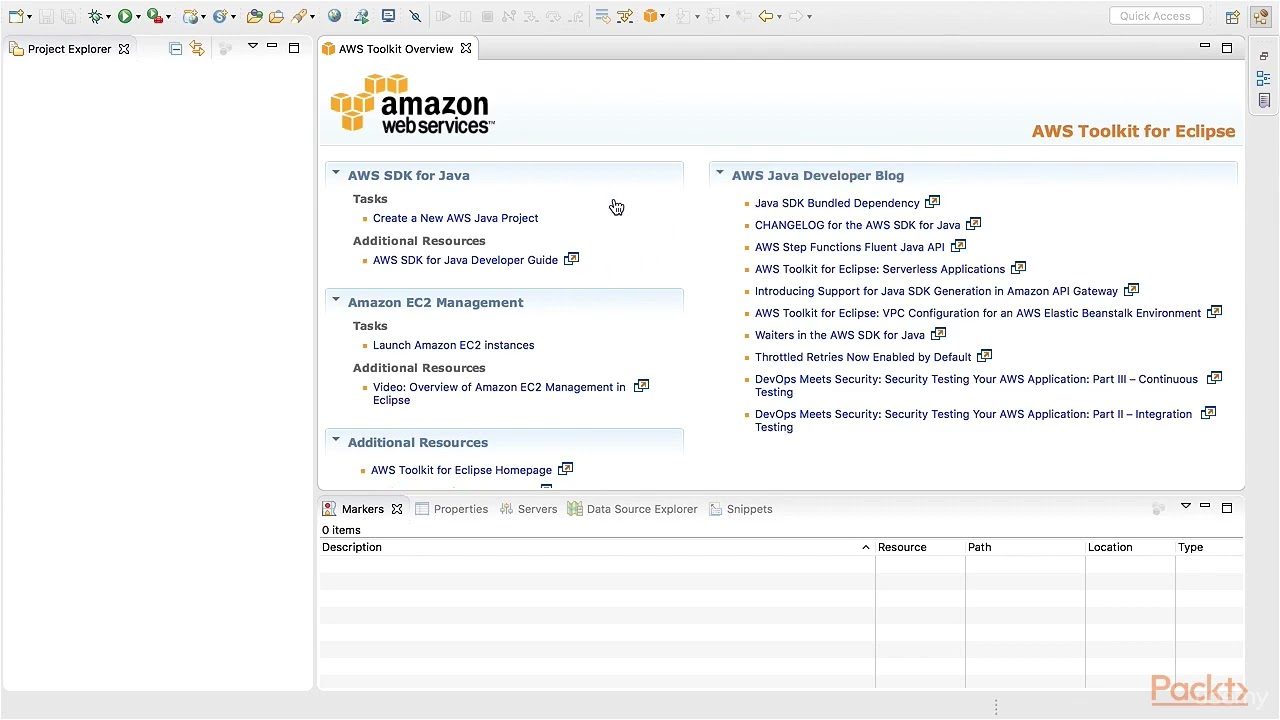 34   Getting Started with Eclipse and the AWS Eclipse Plugin
