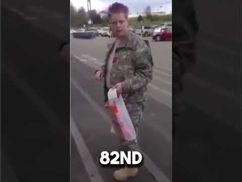 What unit are you in Ma’am? Purple Haired STOLEN VALOR #stolenvalor