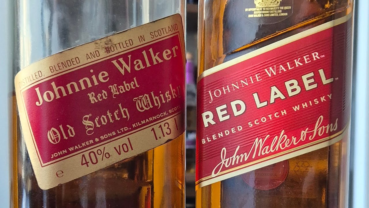 Johnnie Walker Red Label 1985 vs. 2025 - Whisky Wednesday