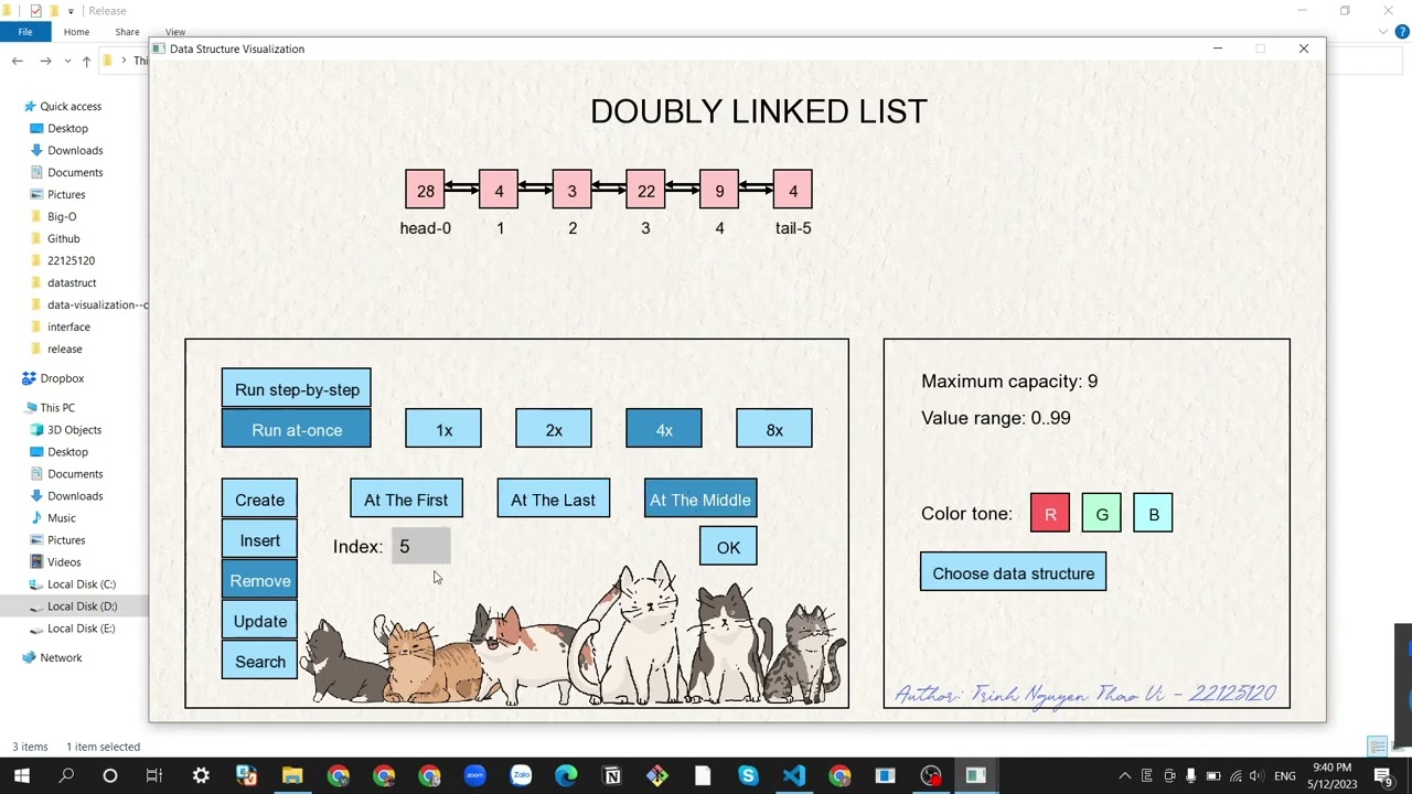 Data Structure Visualization | Solo Project - CS162 | 22125120 | Demo Video