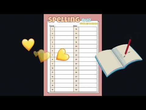 Spelling Names - Starters