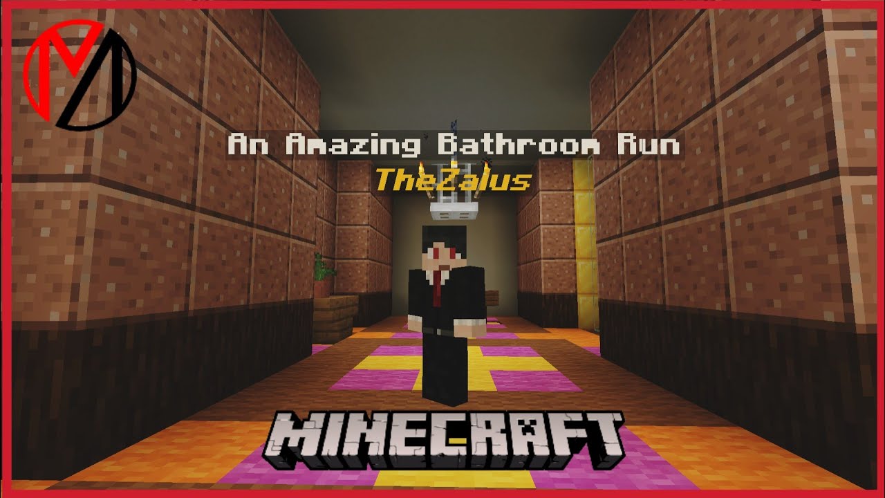 Minecraft Map - An Amazing Bathroom Run (Maze Map)