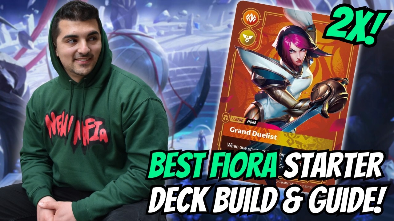 BEST Fiora Starter Deck Build & Guide! | Riftbound League of Legends TCG Spiritforged