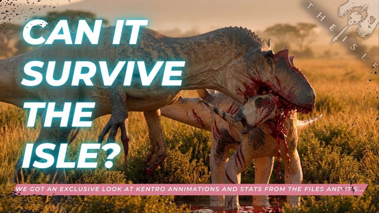 Kentrosaurus In The ISLE? Everything we know, Annimations/Stats in Files! Can't Touch This Edition: