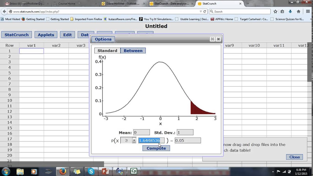 Chapter 8 Hypothesis Testing Slide Notes