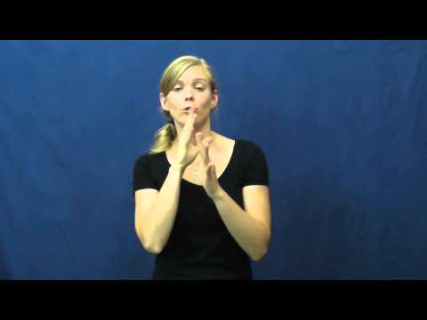 American Sign Language ASL Video Dictionary - stutter