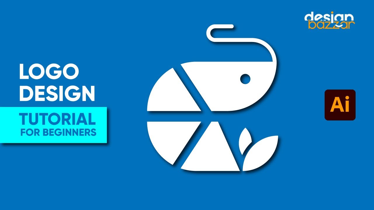 logo design tutorial for beginners | adobe illustrator tutorial | designbazzar