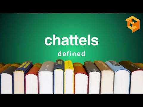 Chattels | Legal Term Defined (Property Definitions for Law School and Bar Exam Prep)
