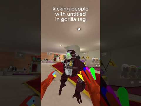 Kicking People in Gorilla Tag with Untitled Mod Menu!