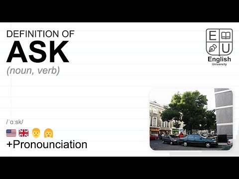ASK meaning, definition & pronunciation | What is ASK? | How to say ASK