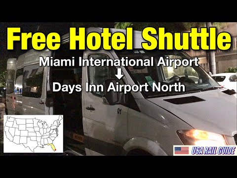 [ USA Airport ] Miami International Airport to Days Inn, Free Hotel Shuttle in December 2019