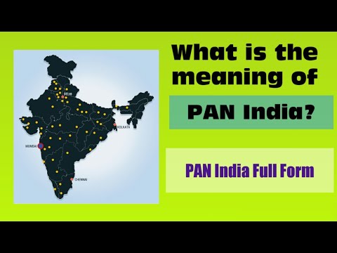 What Is The Full Form of PAN India/PAN India meaning/PAN India/PAN India in Hindi