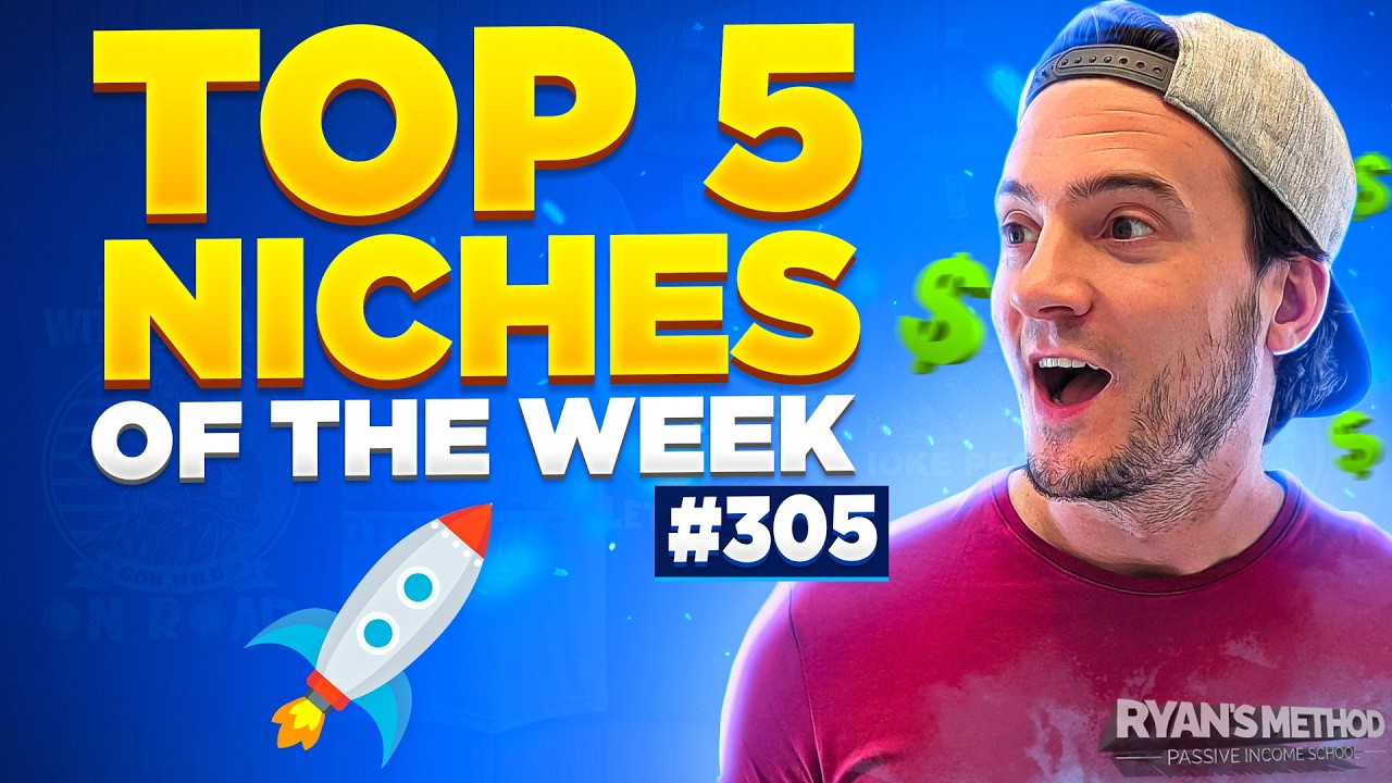 TOP 5 NICHES 🔥 Print on Demand Niche Research # 305 — (3/29/2026)