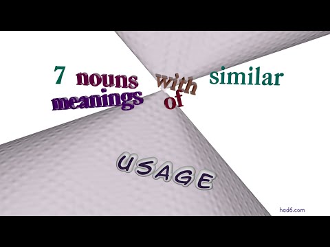 usage - 9 nouns which are synonym of usage (sentence examples)