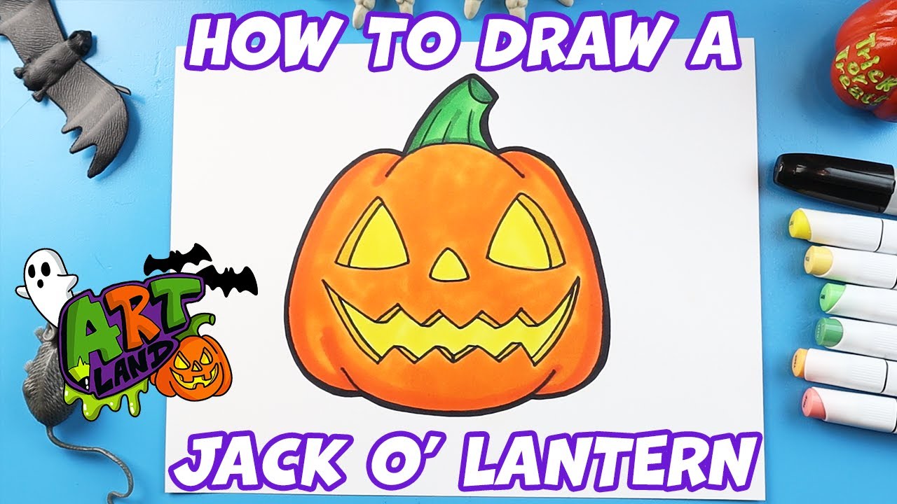 How to Draw an Easy Jack O' Lantern