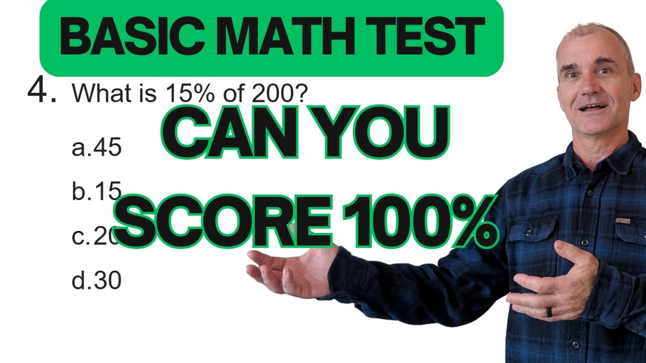 Basic Math Test - Can You Score 100%