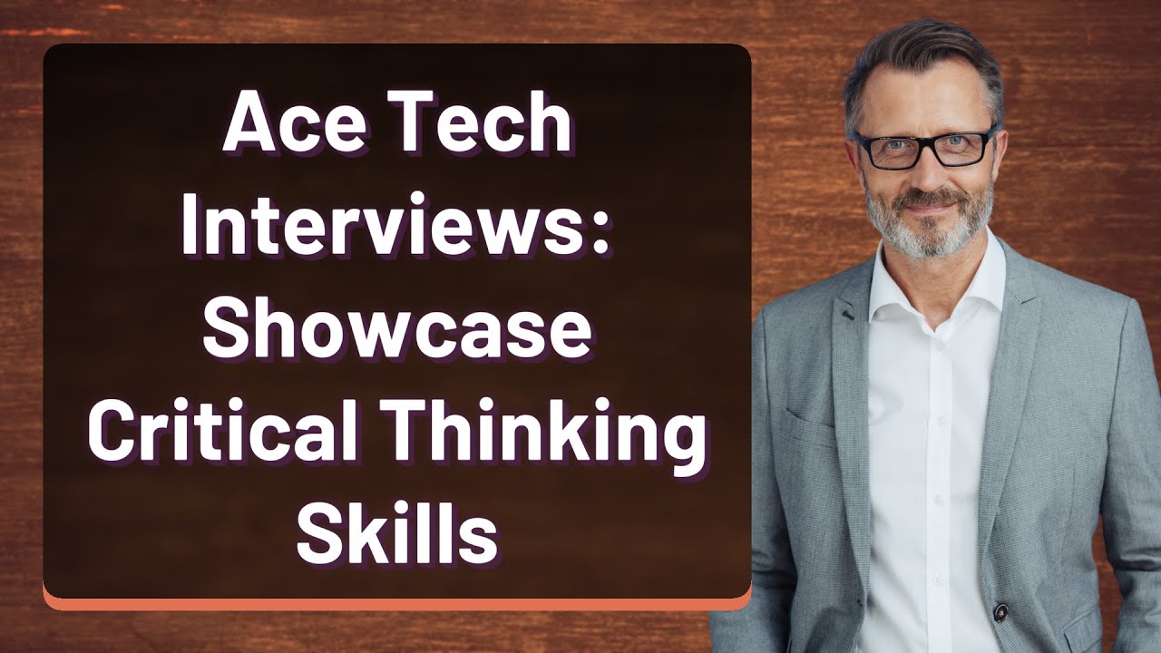 Ace Tech Interviews: Showcase Critical Thinking Skills